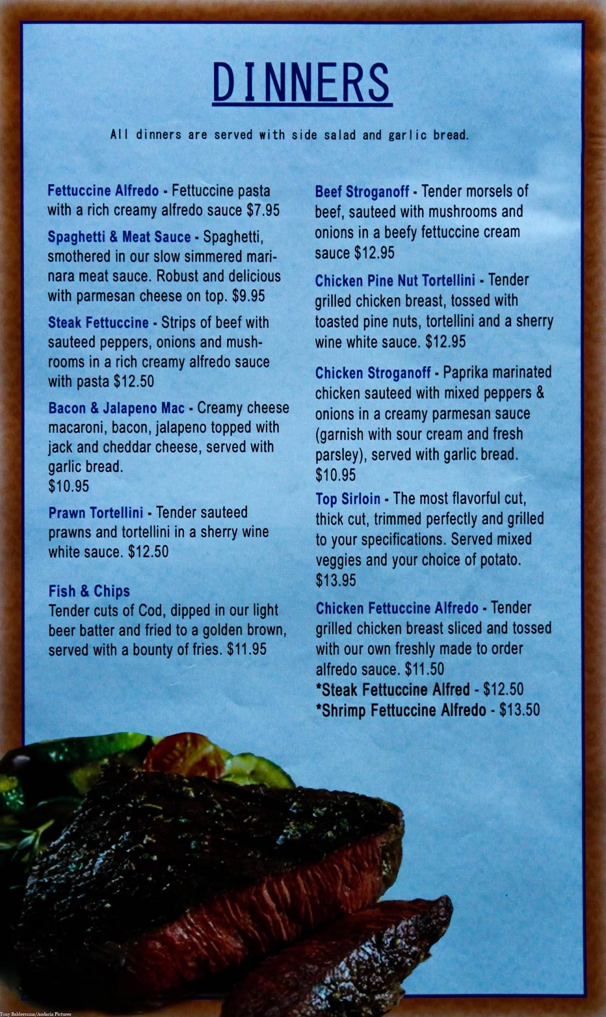 Menu at All Stars Sports Grill pub & bar, Keizer