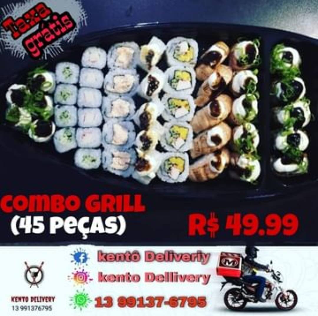 Menu at Kentô Delivery restaurant, Itanhaém, Av. Estados Unidos