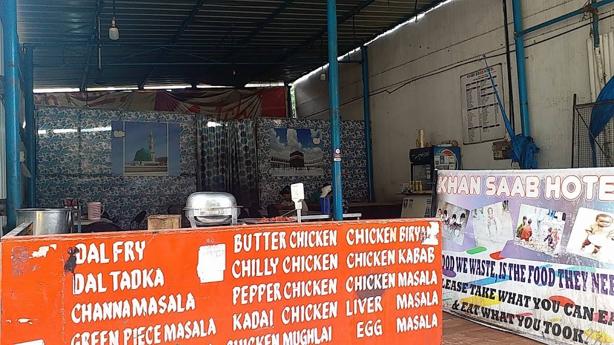Menu at Khan Saab, Bengaluru