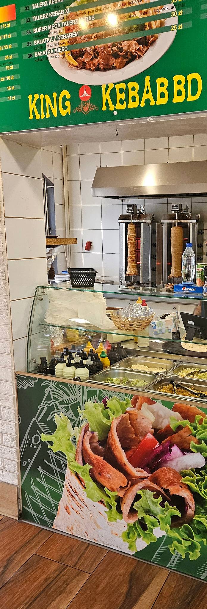 Carta de King Kebab BD Ełk, Ełk
