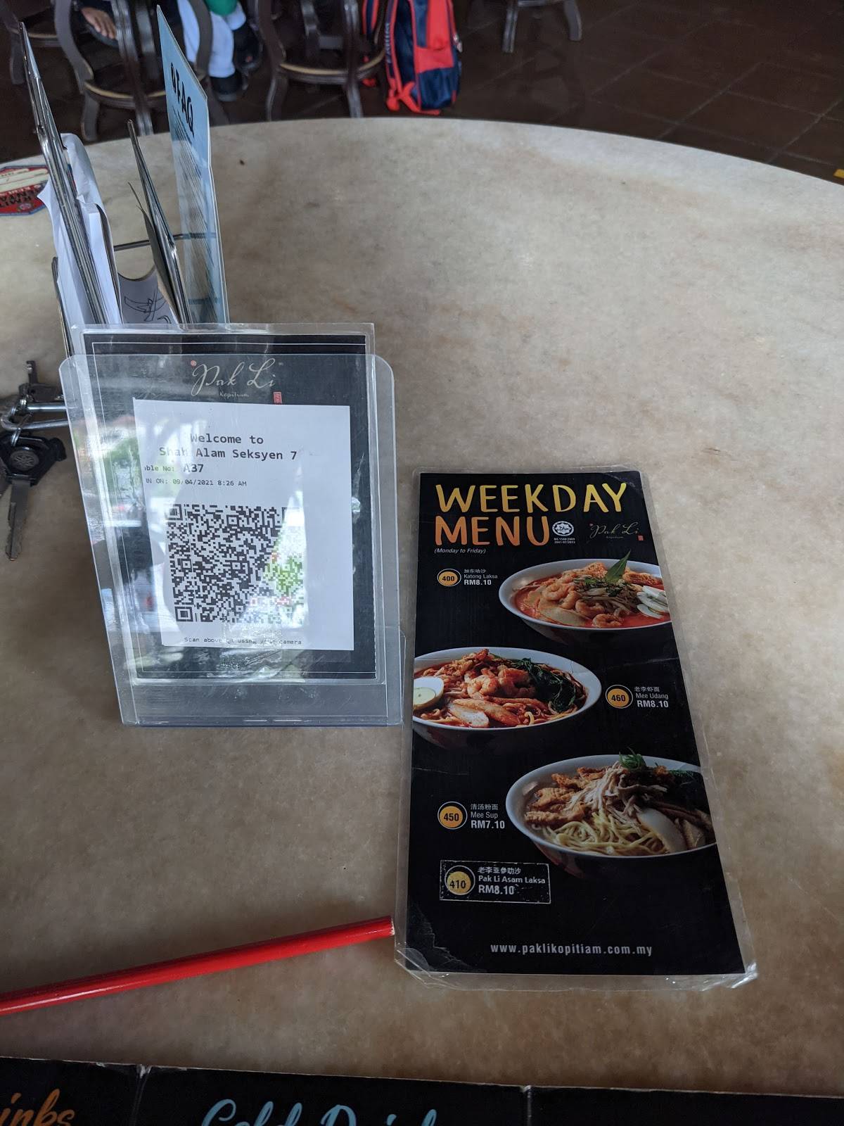 Menu at Pak Li Kopitiam Shah Alam 7 cafeteria, Shah Alam, 42
