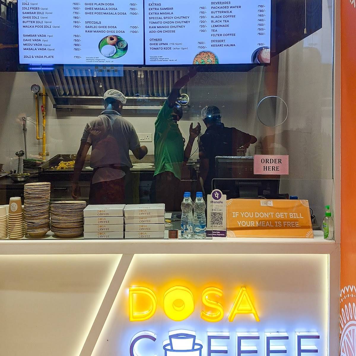 Menu at Dosa Coffee, South Dum Dum, 238