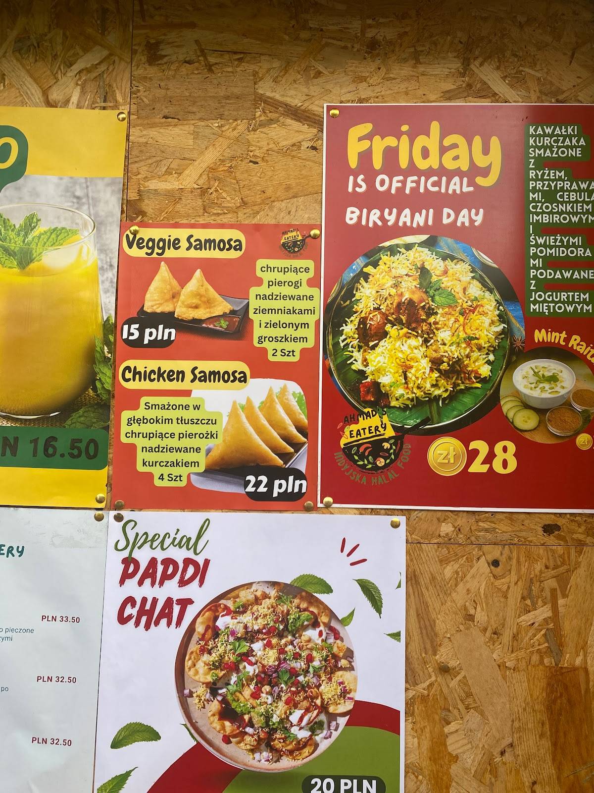 Menu at Ahmad Eatery (Halal Food Ownly) restaurant, Kraków