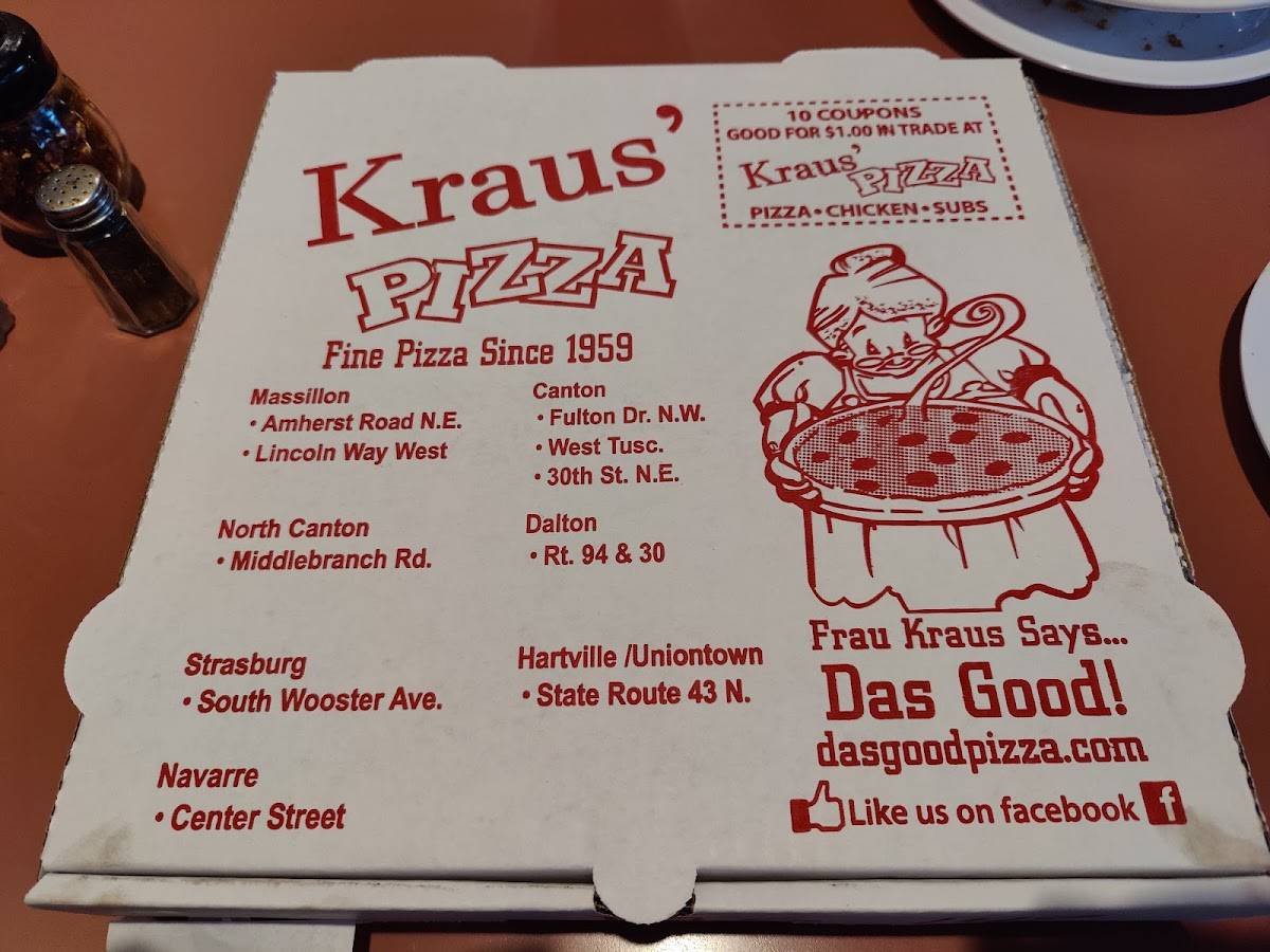 Stunning Kraus Pizza Menu Canton Ohio Images