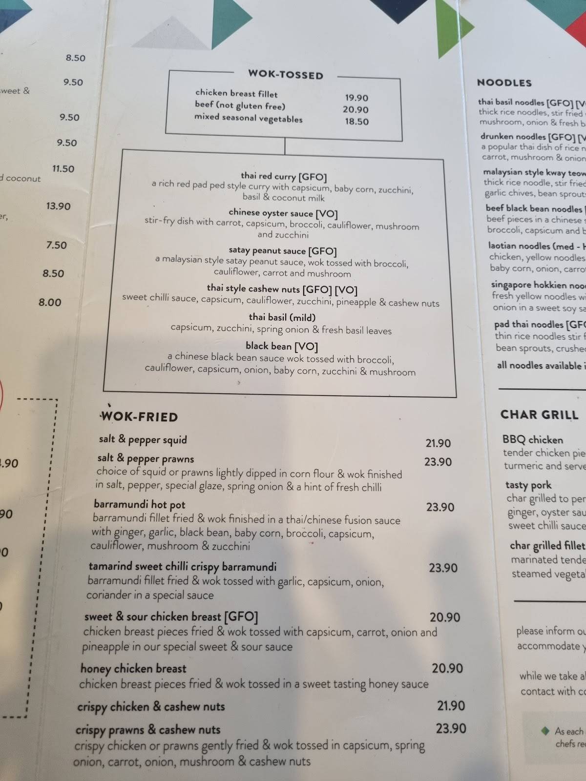 Menu at Kwik Stix restaurant, Parafield, Cnr Main North Rd