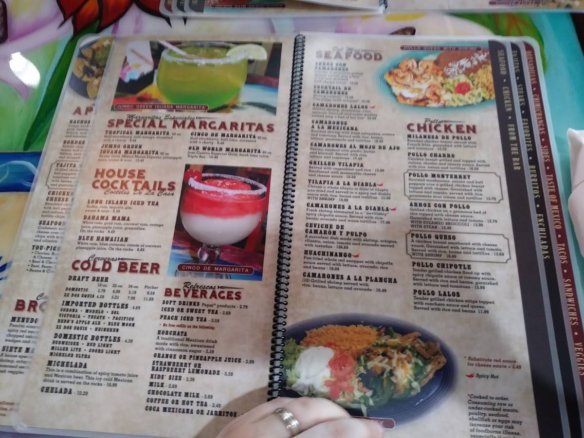 Menu at LALOS RESTAURANTE MEXICANO, Fort Wayne