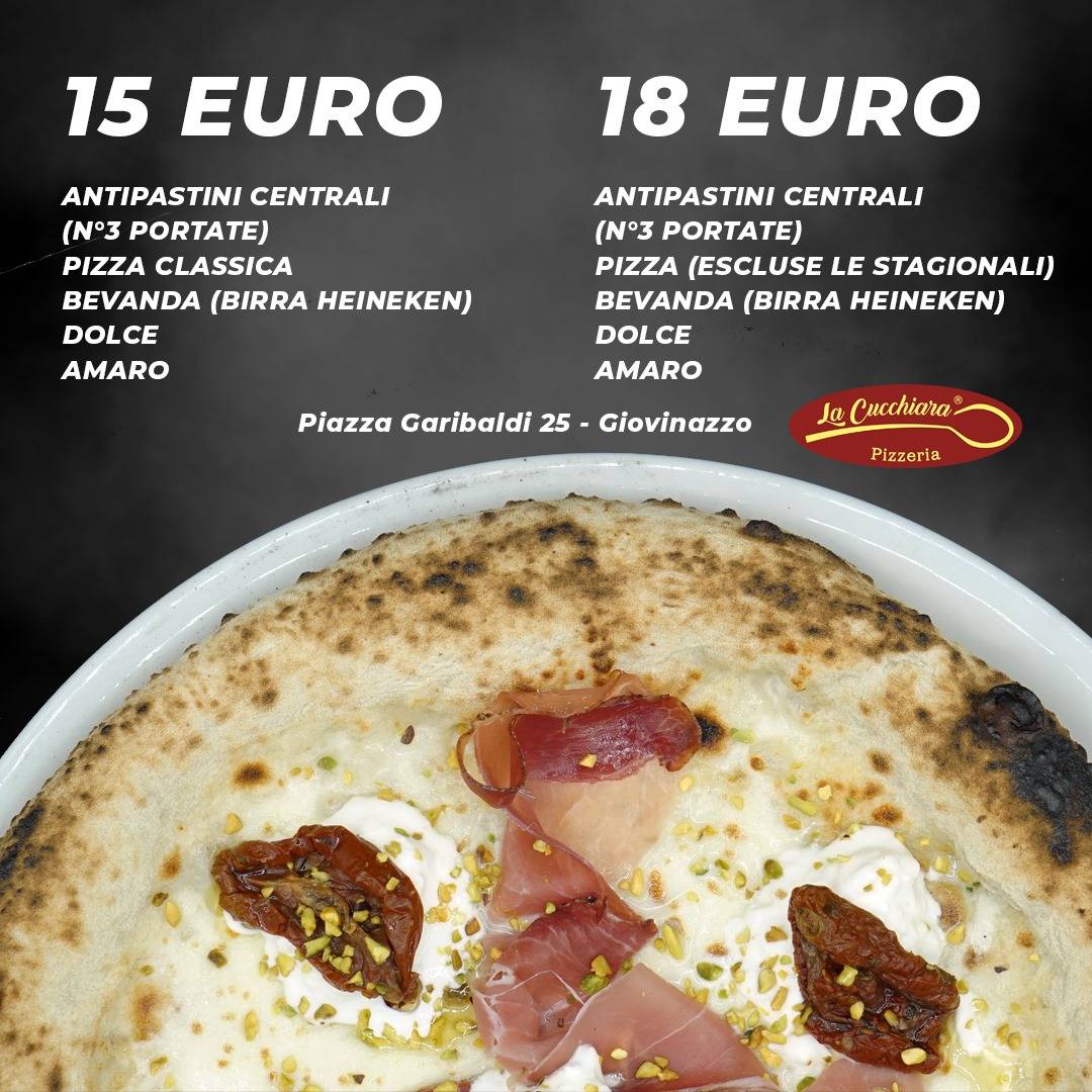 Menu da La Cucchiara Pizzeria, Giovinazzo