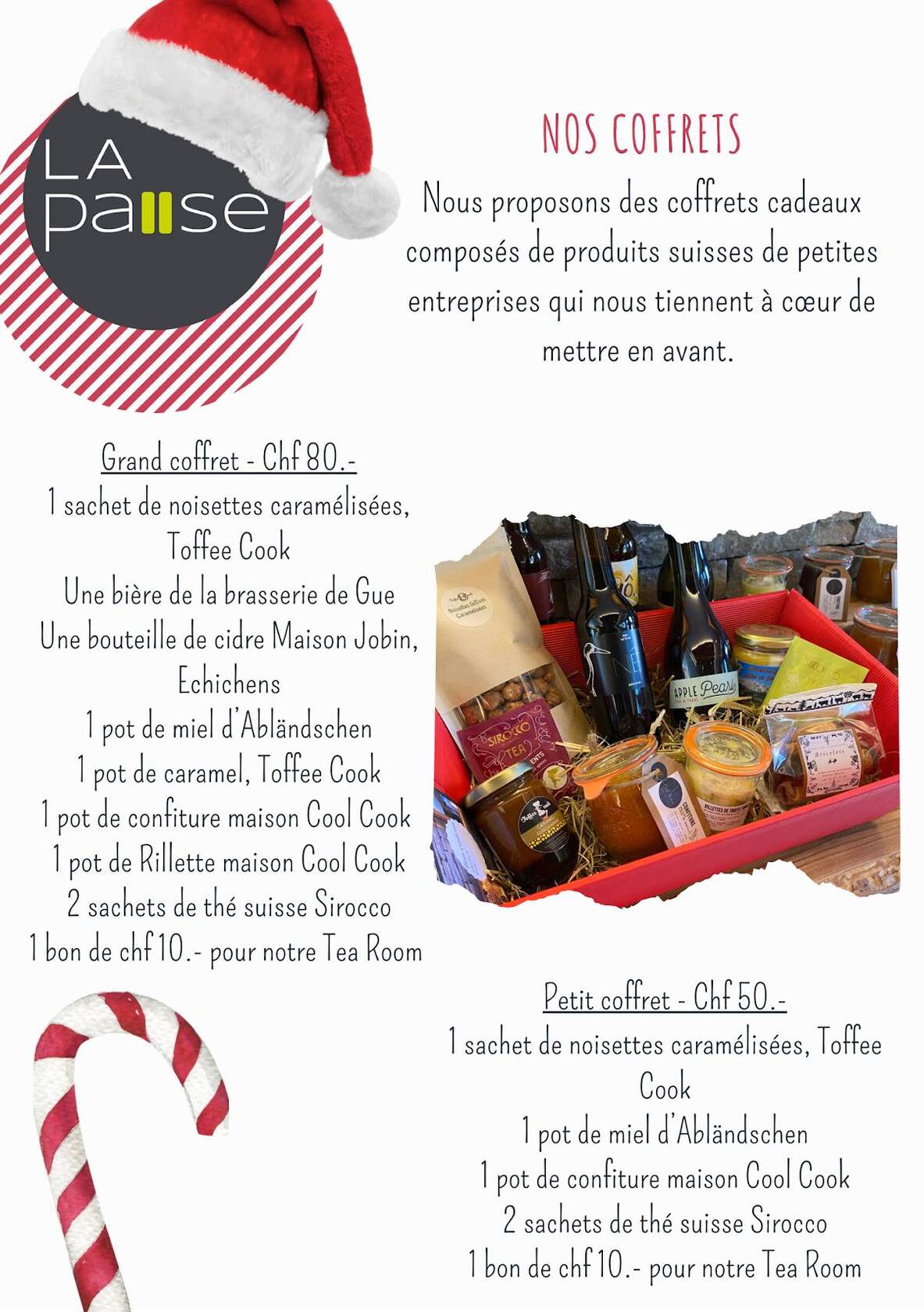 Menu da La Pause, Val-de-Charmey