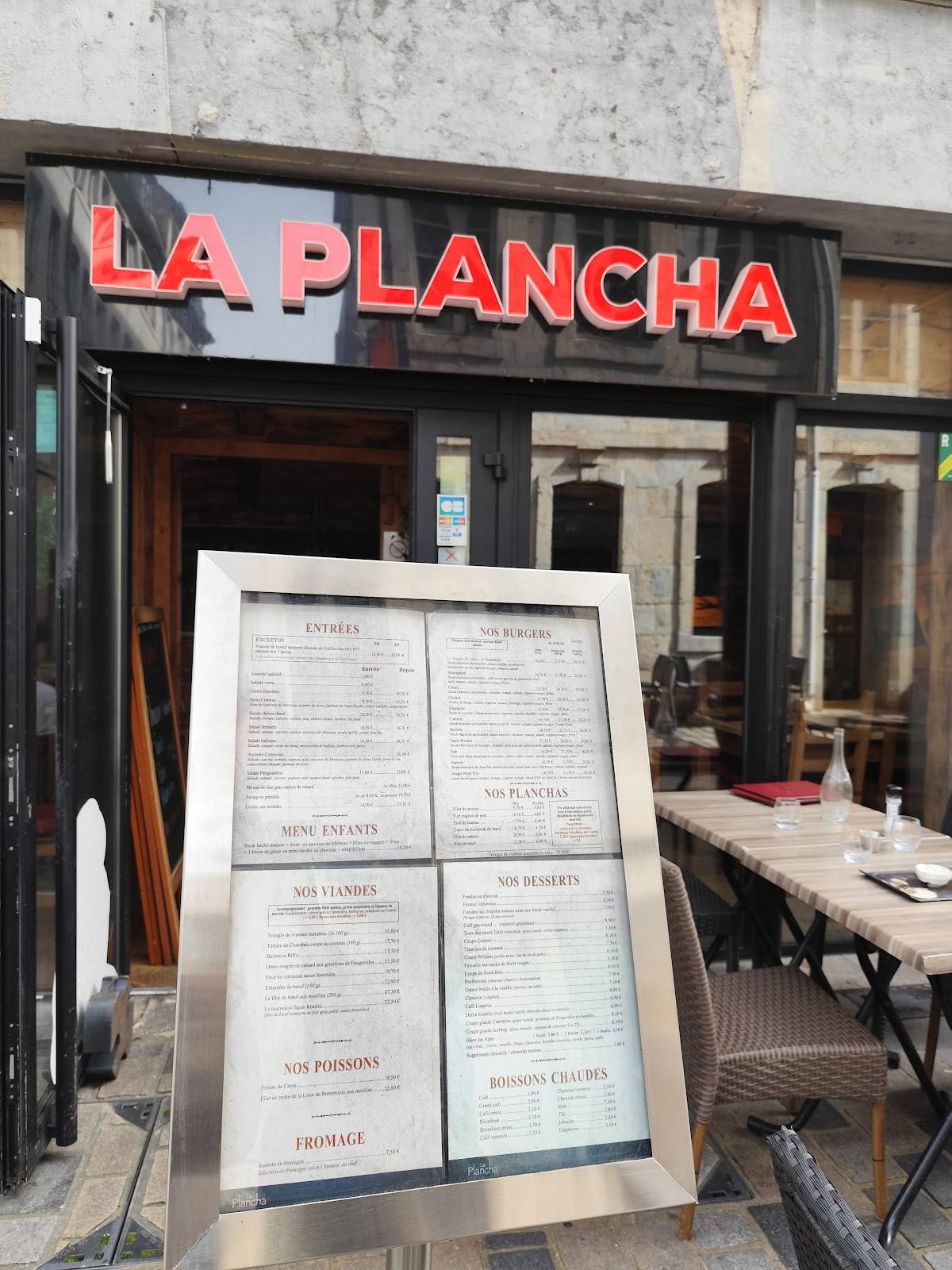 Menu au La Plancha BBQ, Besançon, 10 Rue Gustave Courbet