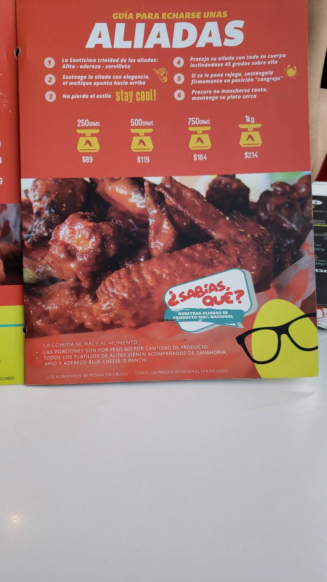 Carta del restaurante Las Aliadas, Monterrey, Av. Alfonso Reyes 318