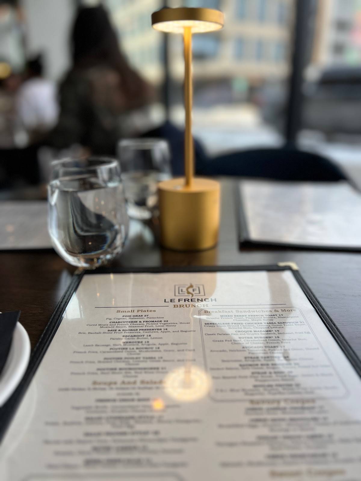 Menu at Le French - 9+CO restaurant, Denver