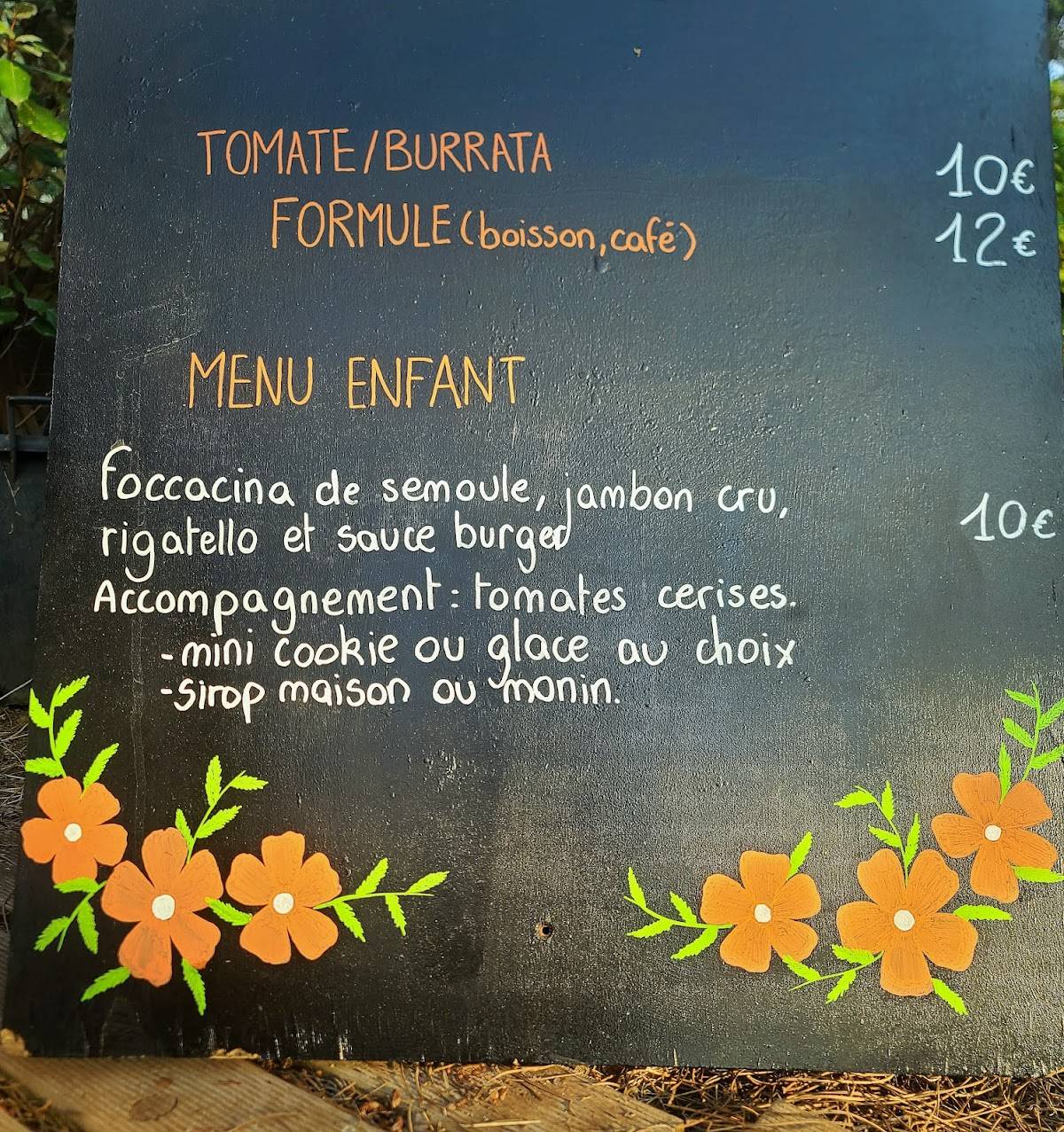 Menu au Le Pachamama restaurant, Les Arcs