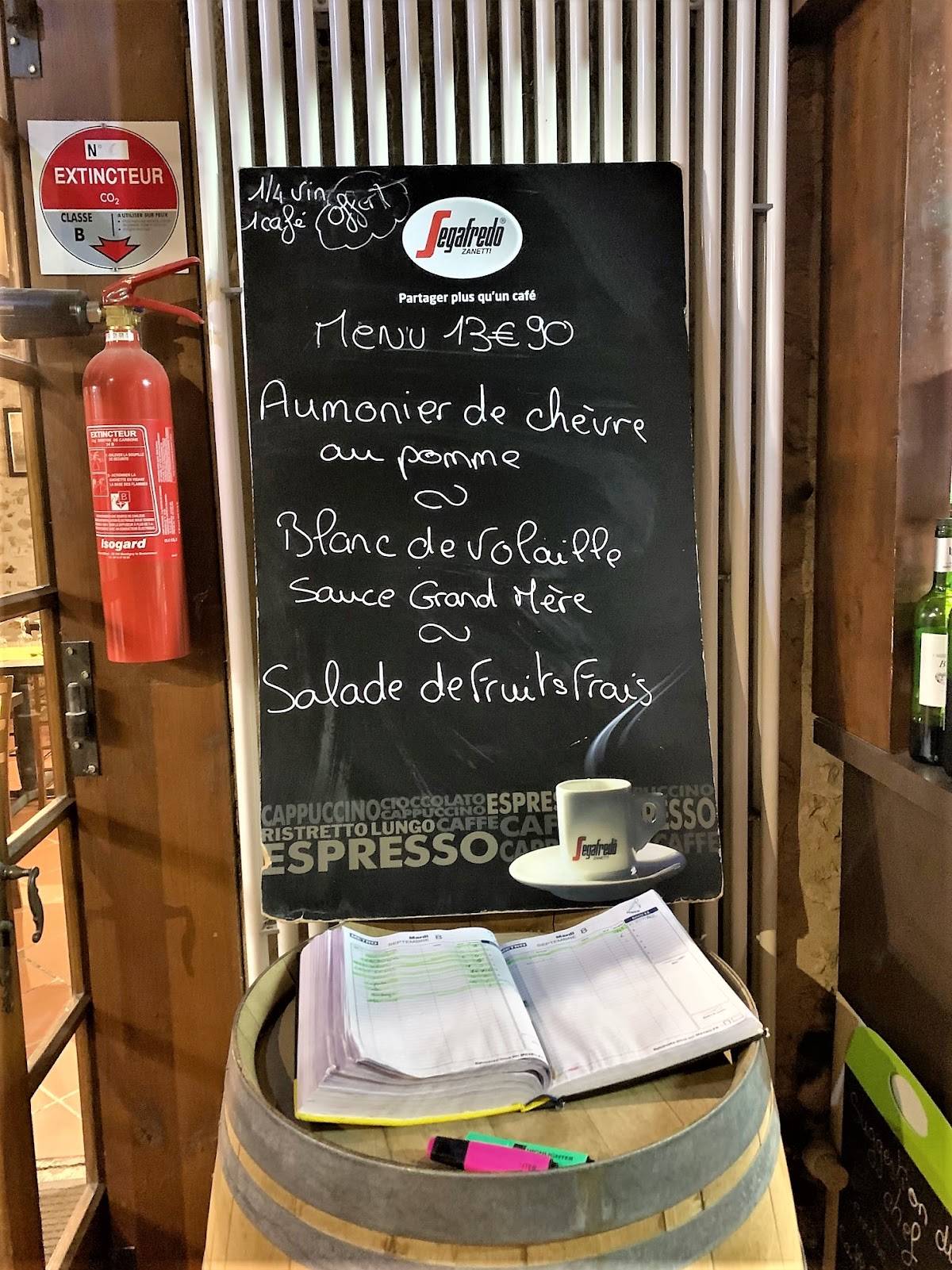 Menu au Le Rossignol restaurant, Chalagnac