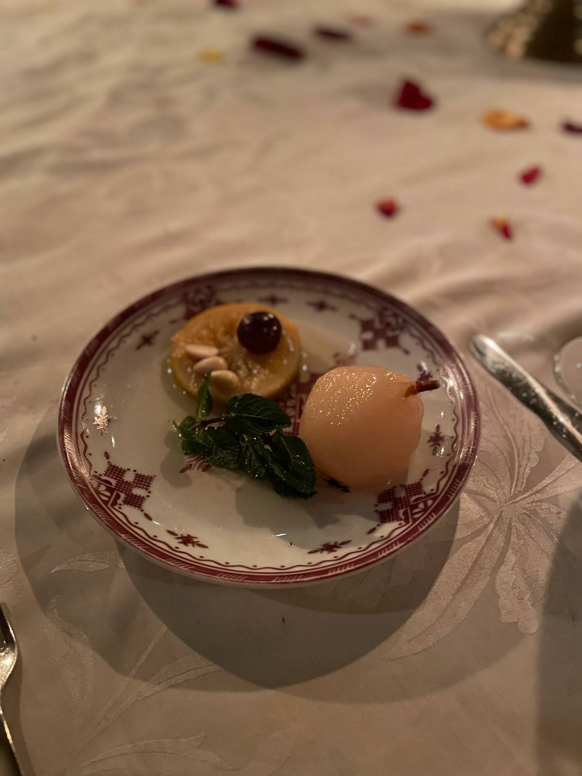 Menu at Le Tobsil restaurant, Marrakesh