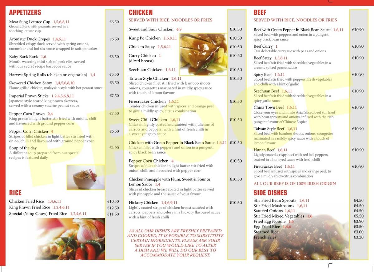 Menu at Zweton ANNACOTTY/CASTLETROY Restaurant, Annacotty, Newtown Centre