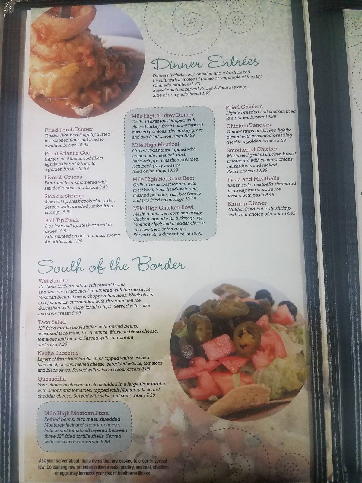 Menu at Linwood Corners Cafe, Linwood