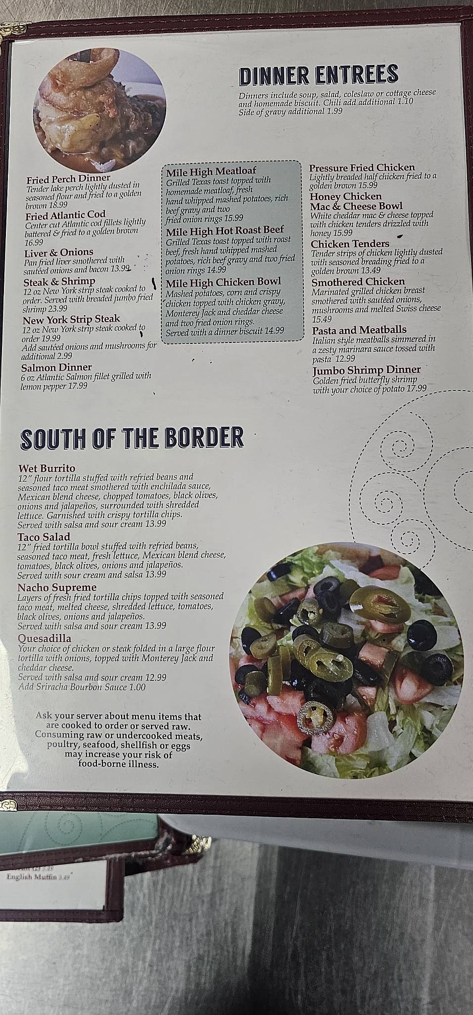 Menu at Linwood Corners Cafe, Linwood