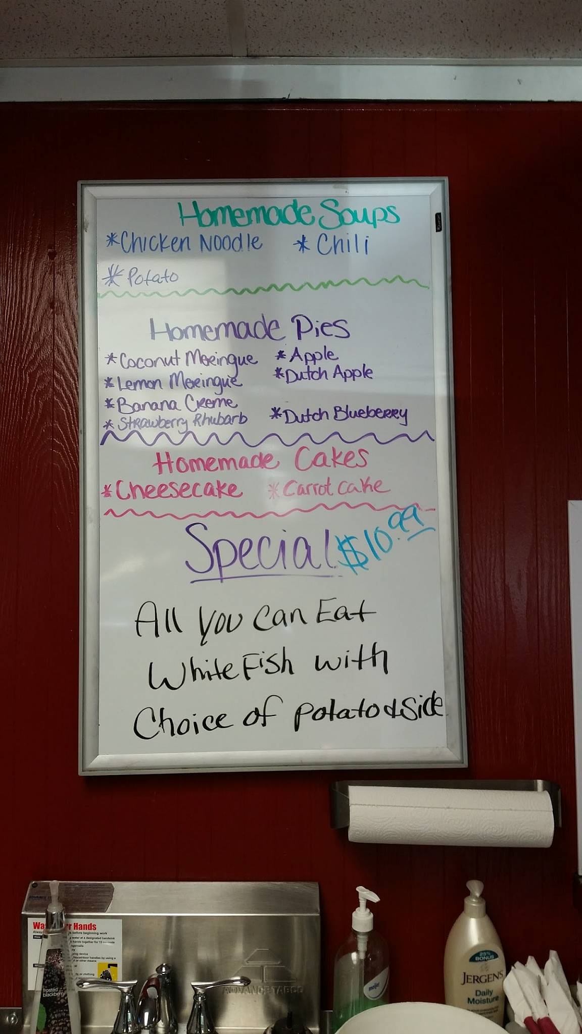 Menu at Linwood Corners Cafe, Linwood