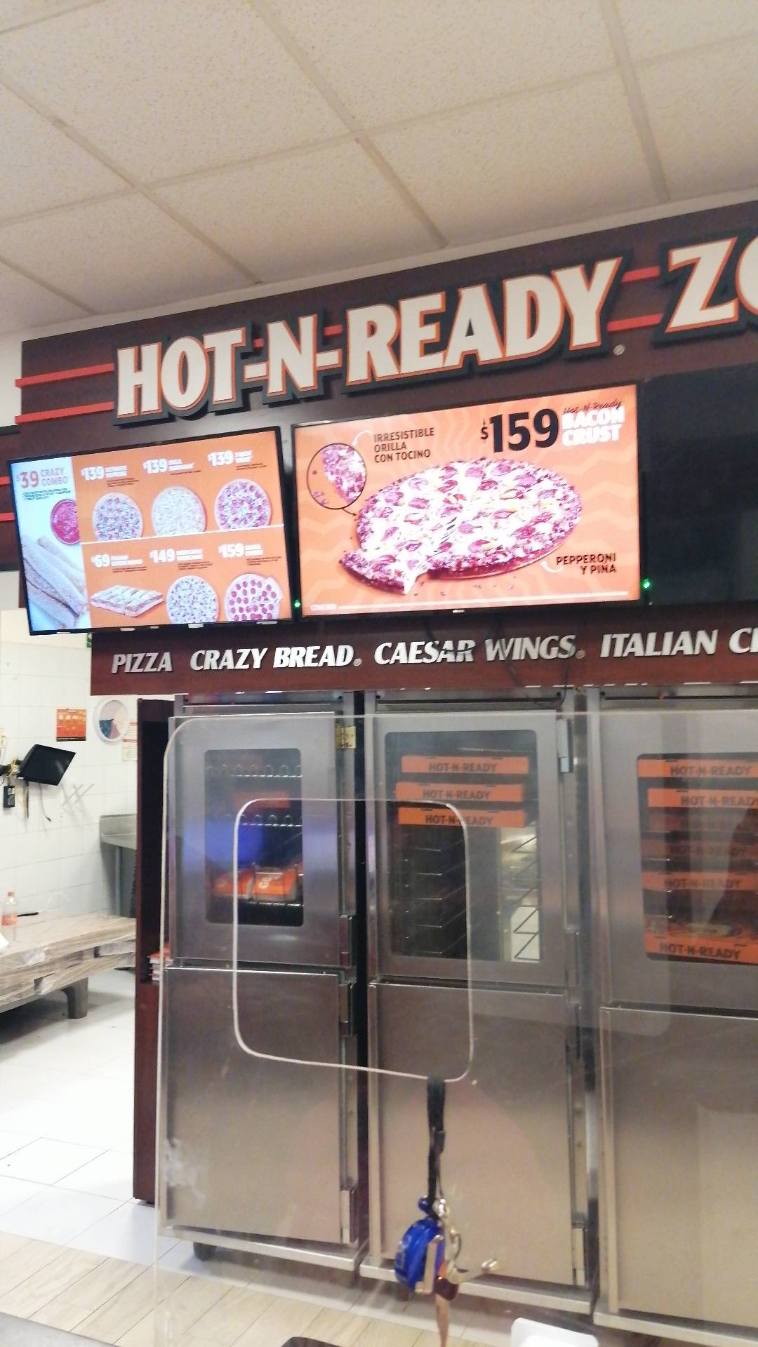 Carta de pizzería Little Caesars, Cancún, Av. KABAH LOTE 69 NO.MZA 40