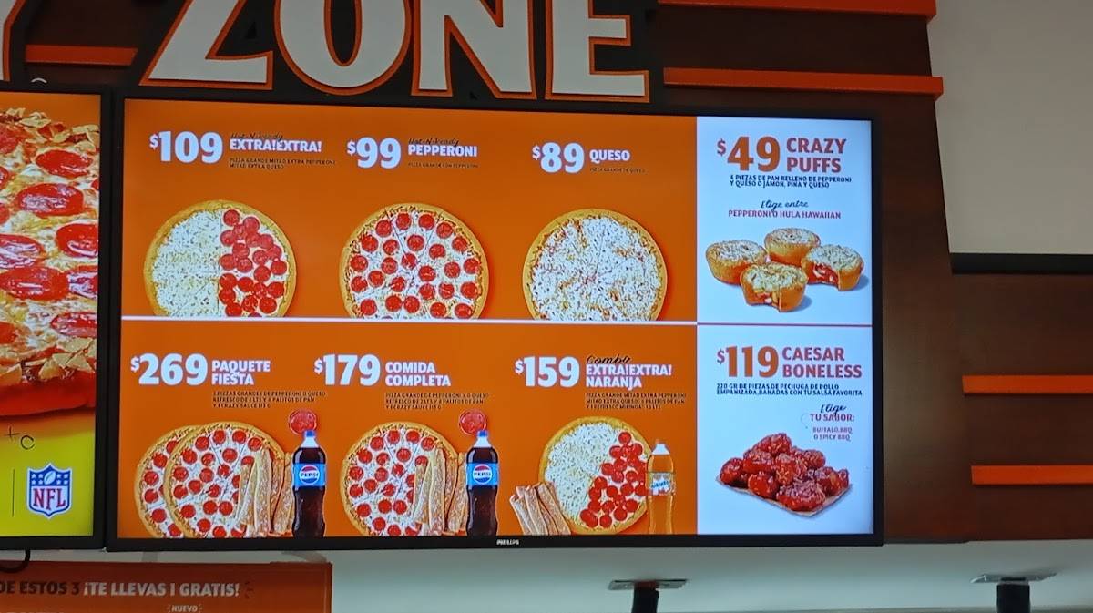 Carta del restaurante Little Caesars Pizza, Villahermosa, Av. 27 del ...