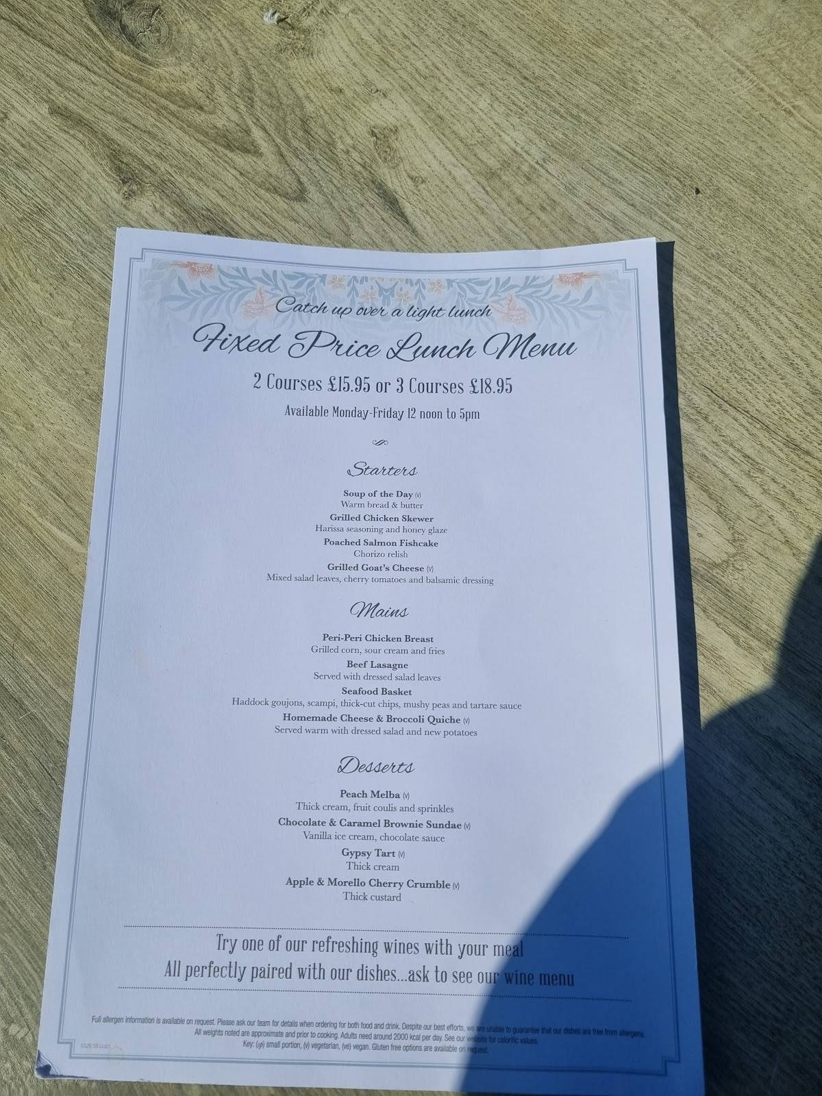 Menu at The Boathouse restaurant, Neston, 1 The Parade