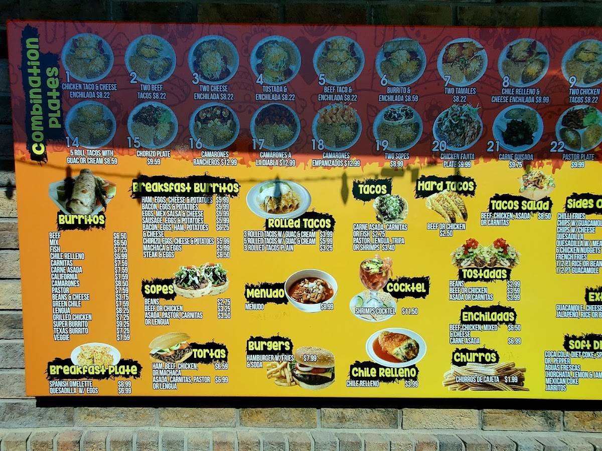 Menu at Los Alberto’s Mexican Food pub & bar, Saginaw