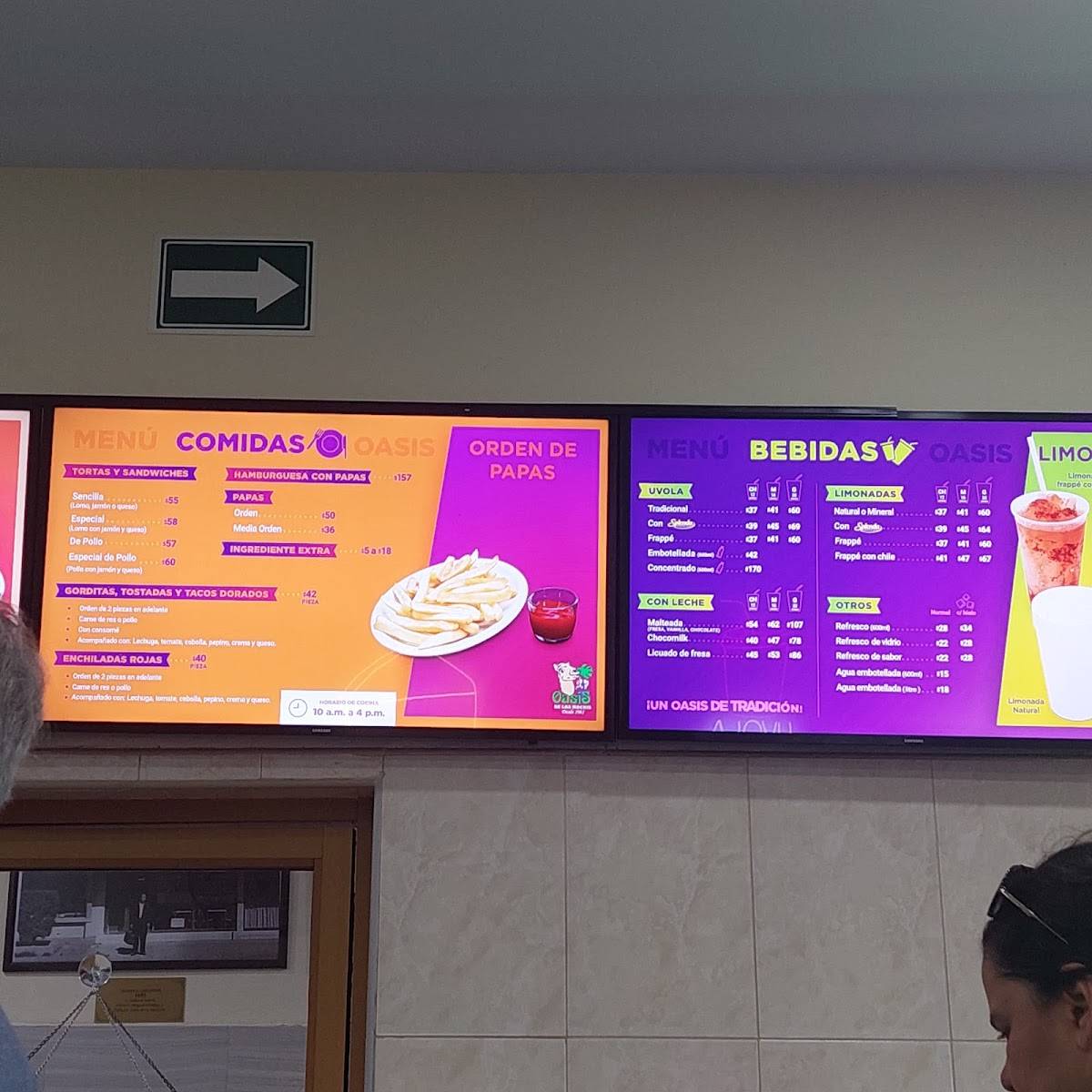 Carta del restaurante Oasis del Los Mochis, Los Mochis, Gabriel Leyva ...