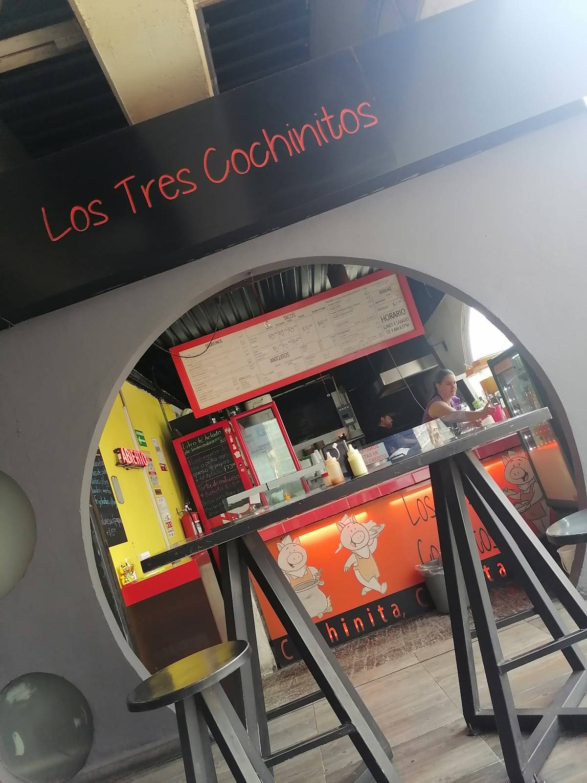 Carta del restaurante Los tres cochinitos, Ciudad del México, Rio ...
