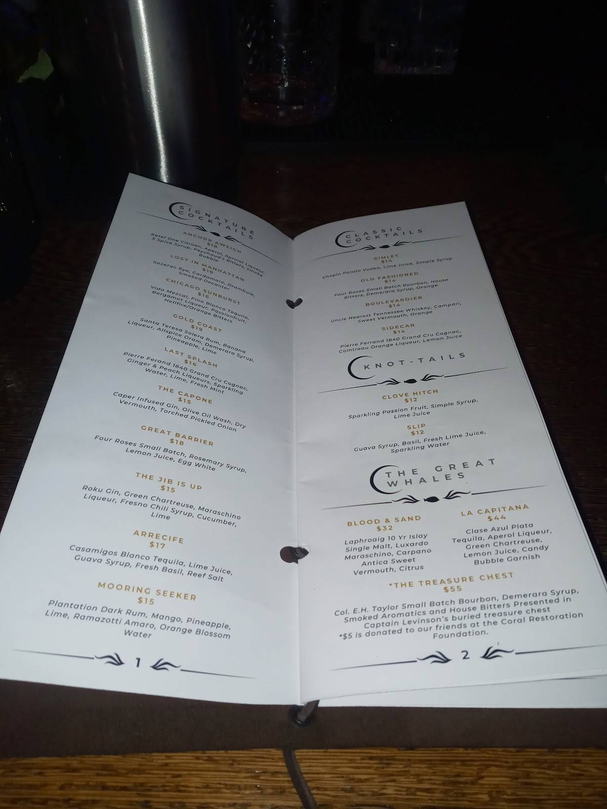 Menu at Sparkling Pink Bar (Pop-Up), Chicago