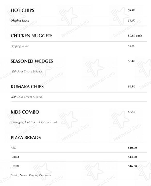 Carta de pizzería Pepes Pizza Parlour - Hand crafted Pizza since 1970s ...