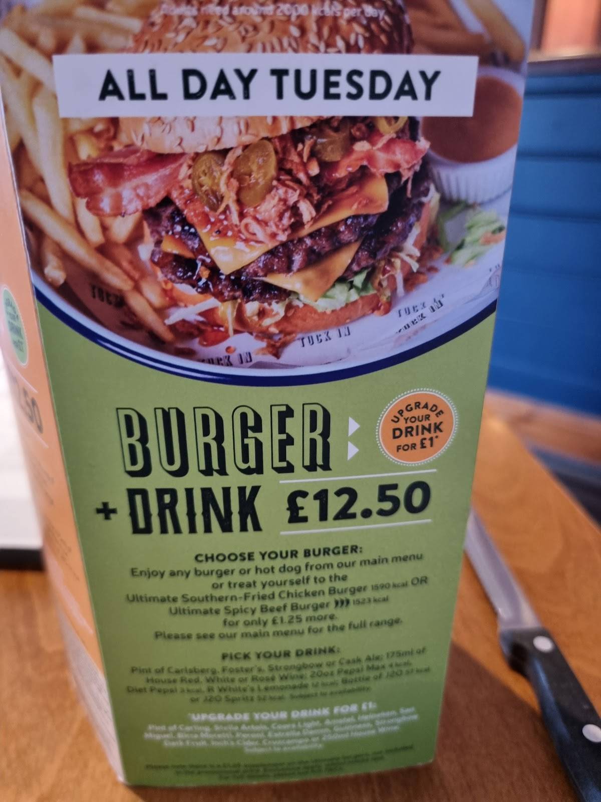 Menu at Spring Tide pub & bar, Lowestoft