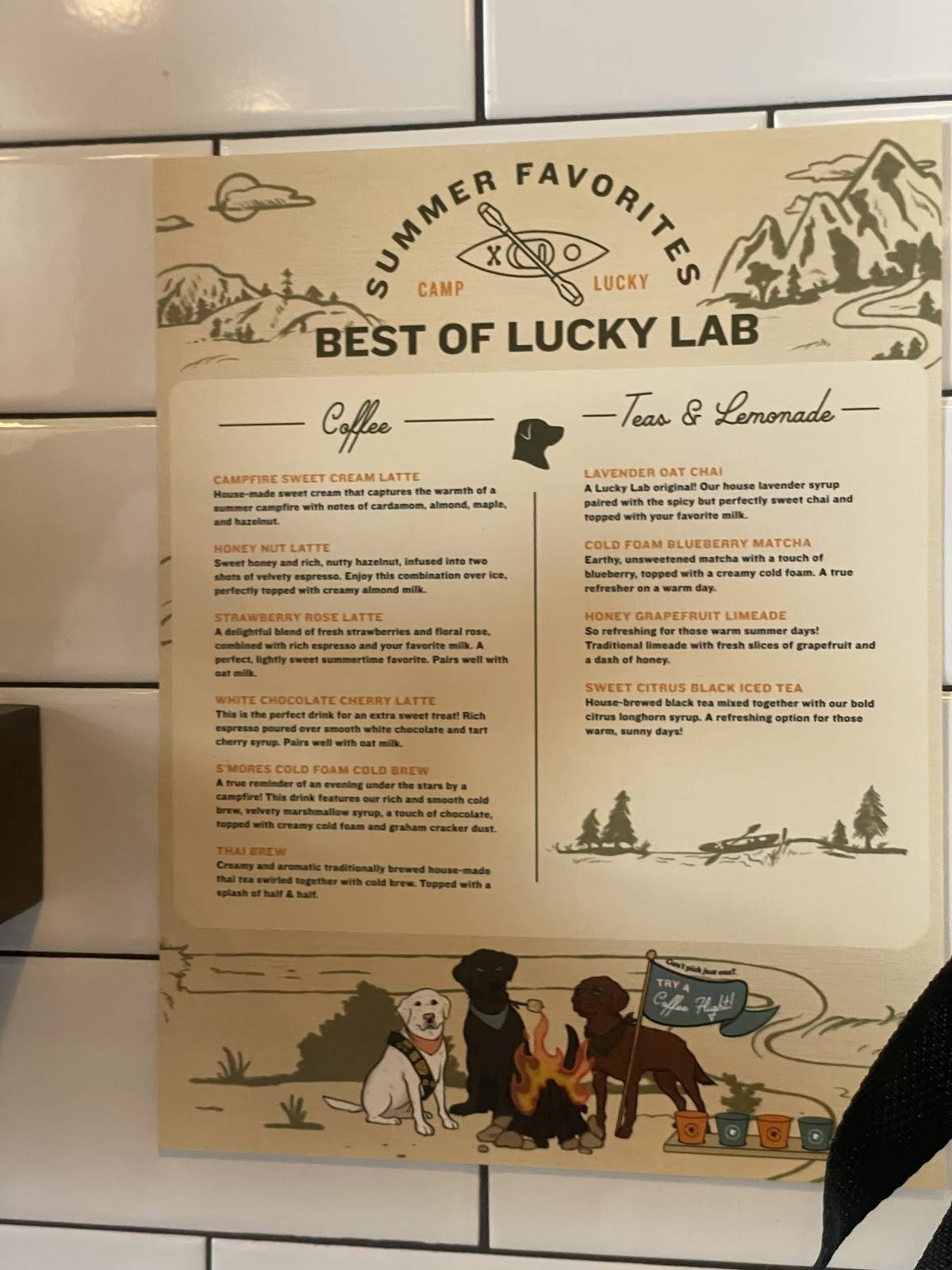Menu at Lucky Lab Coffee Co. desserts, Austin, San Antonio St