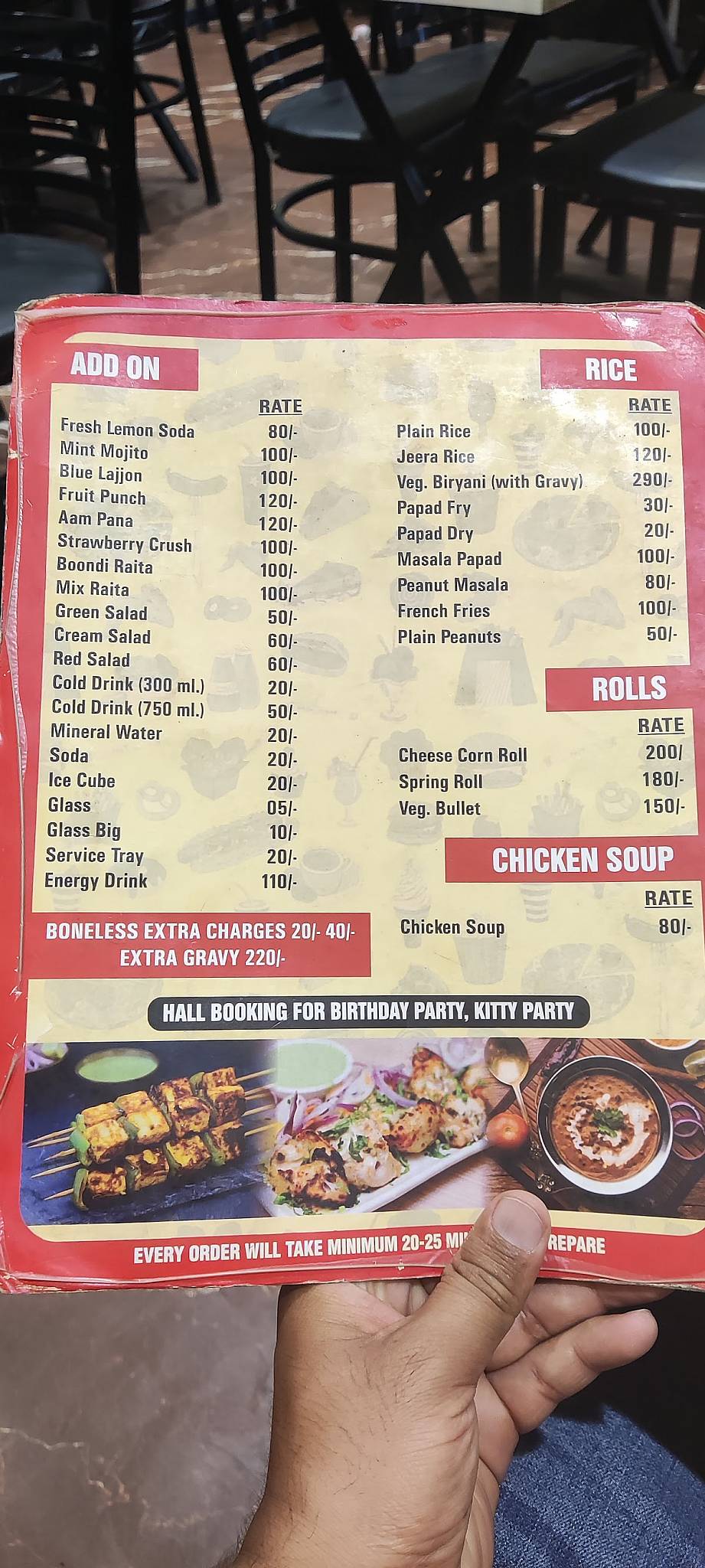 Menu at M.K.1 veg & non veg Dhaba, Ludhiana