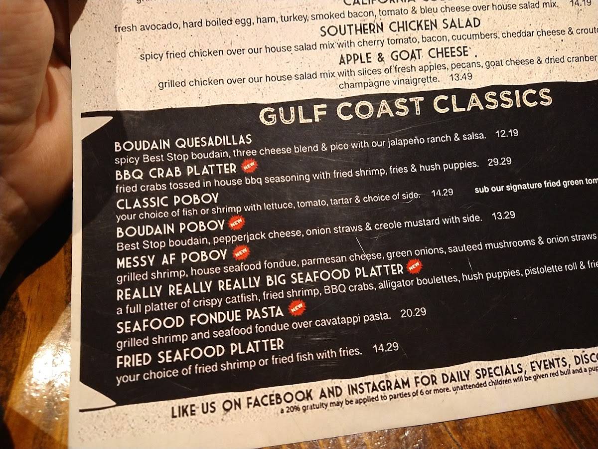 Menu at Madison's pub & bar, Beaumont, Dowlen Rd