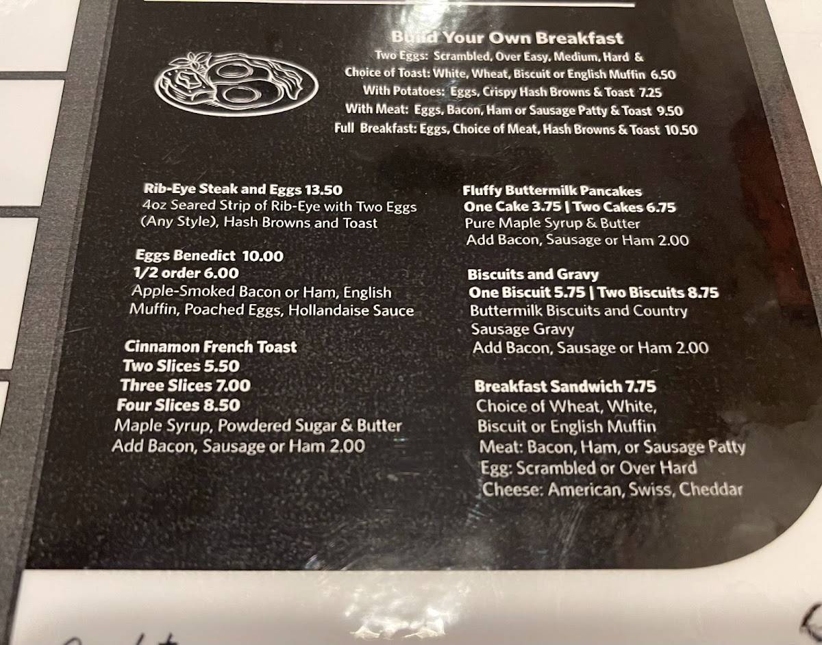 Menu at Main Street Kitchen restaurant, Wabasha