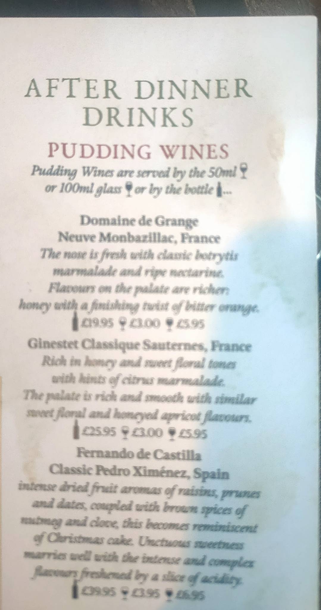 Menu at Mainwaring Arms pub & bar, Whitmore, Whitmore Rd