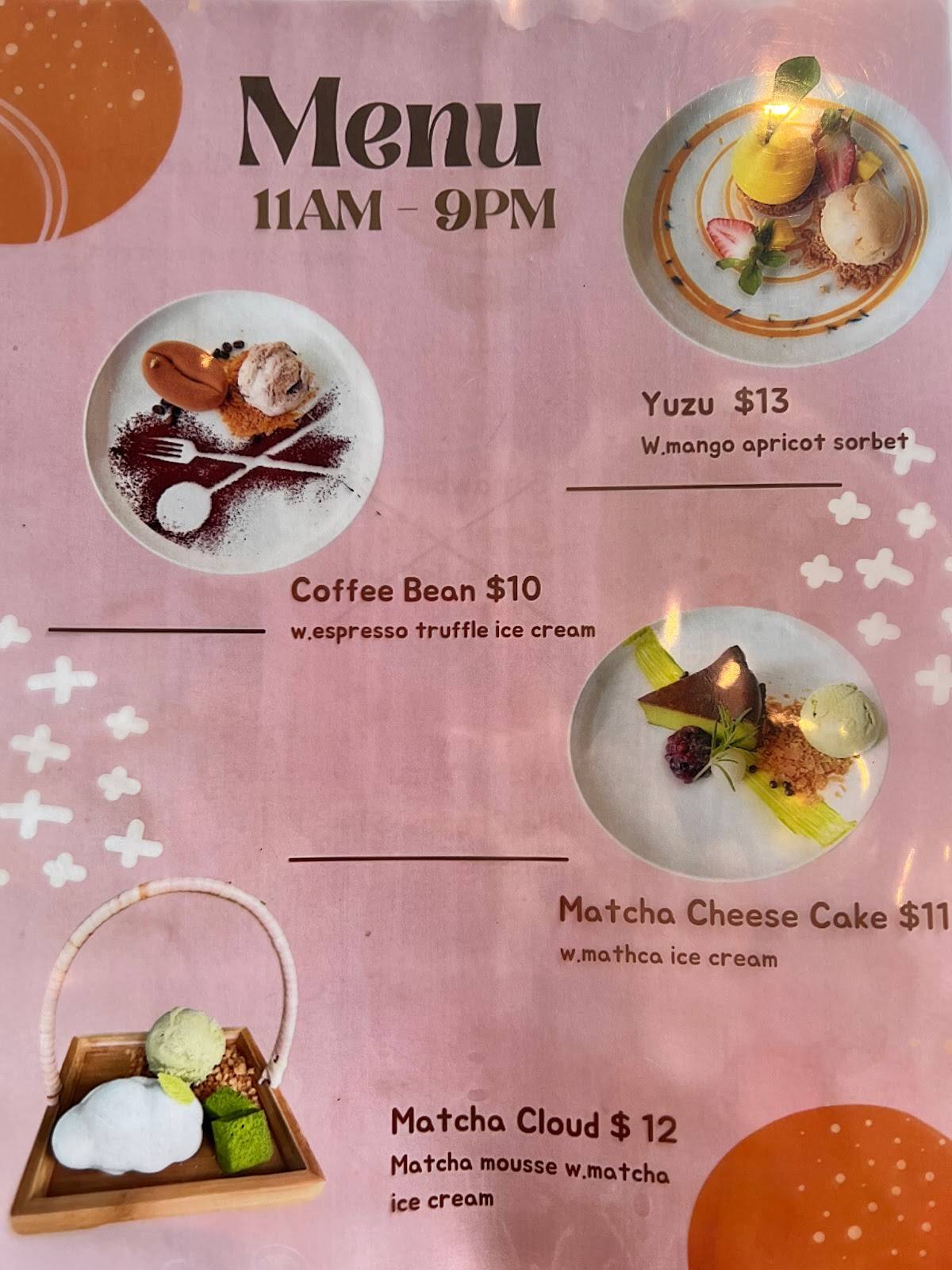 Menu at Maison Sweet cafe, Philadelphia