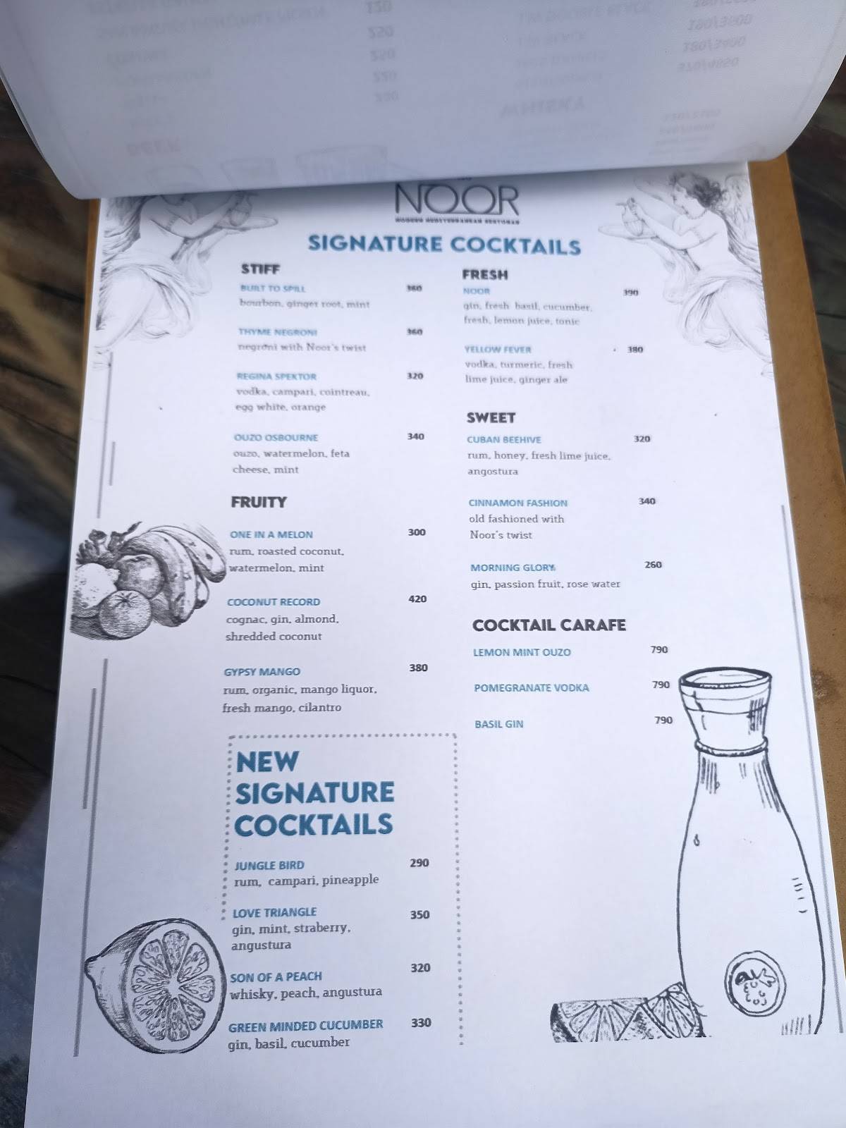 Menu at NOOR MANILA restaurant, Taguig, f133 Forbestown Rd