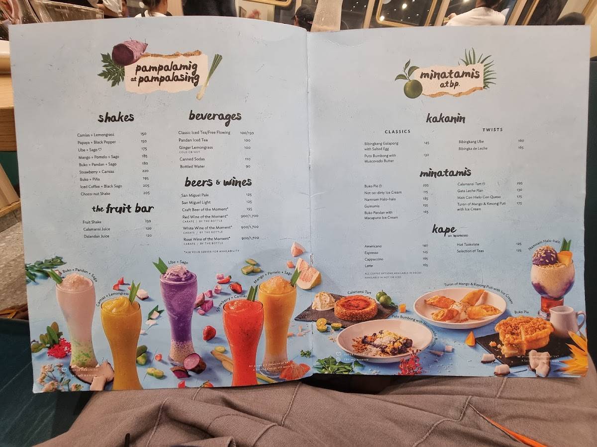 Carta de Manam Comfort Filipino Lucky Chinatown Mall Manila, Manila