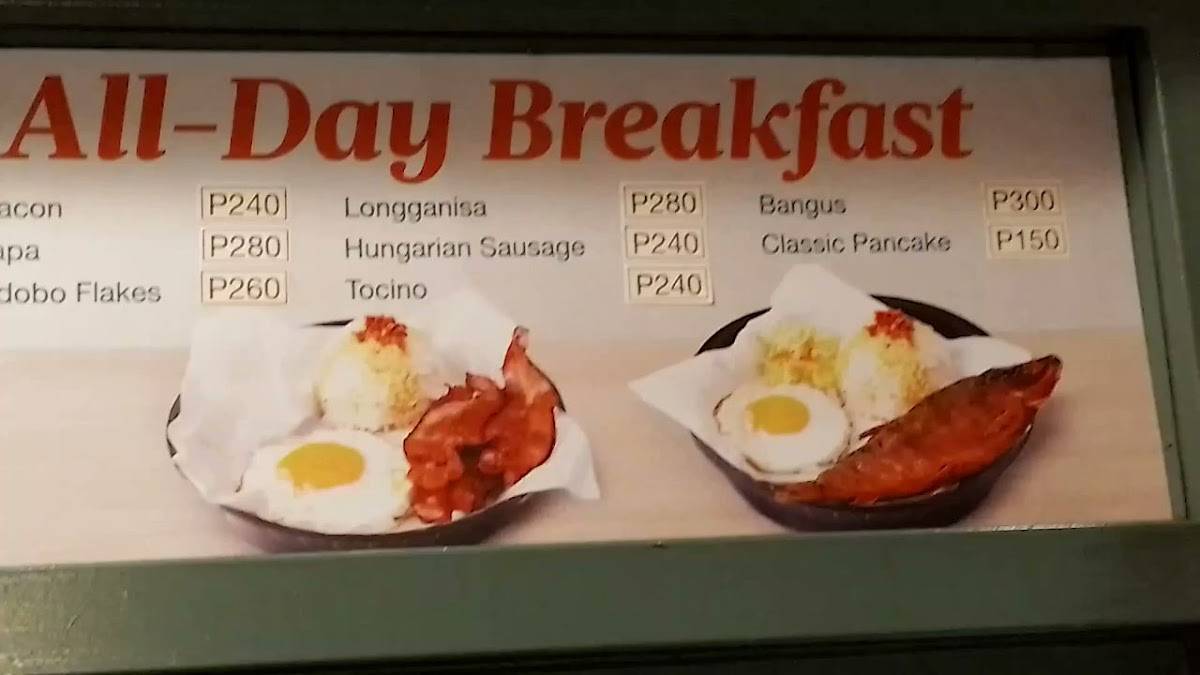 Menu at Army Navy Burger + Burrito restaurant, Manila, No. 2456 Taft Ave