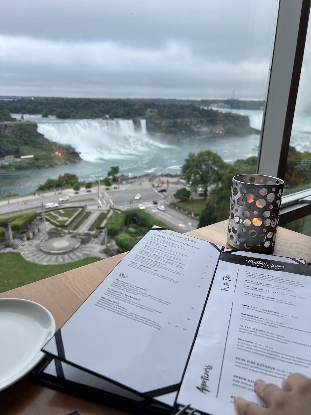 Menu at Massimo’s Italian Fallsview Restaurant, Niagara Falls