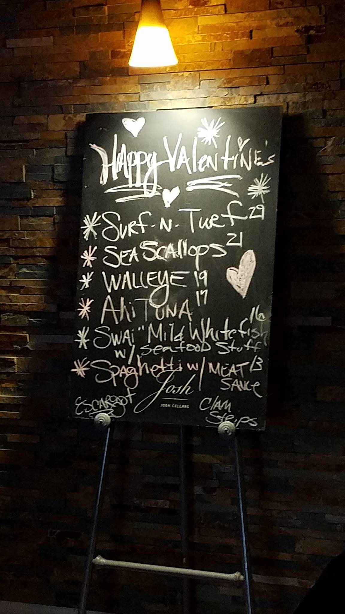 Menu at The Rib Cage steakhouse, Maumee