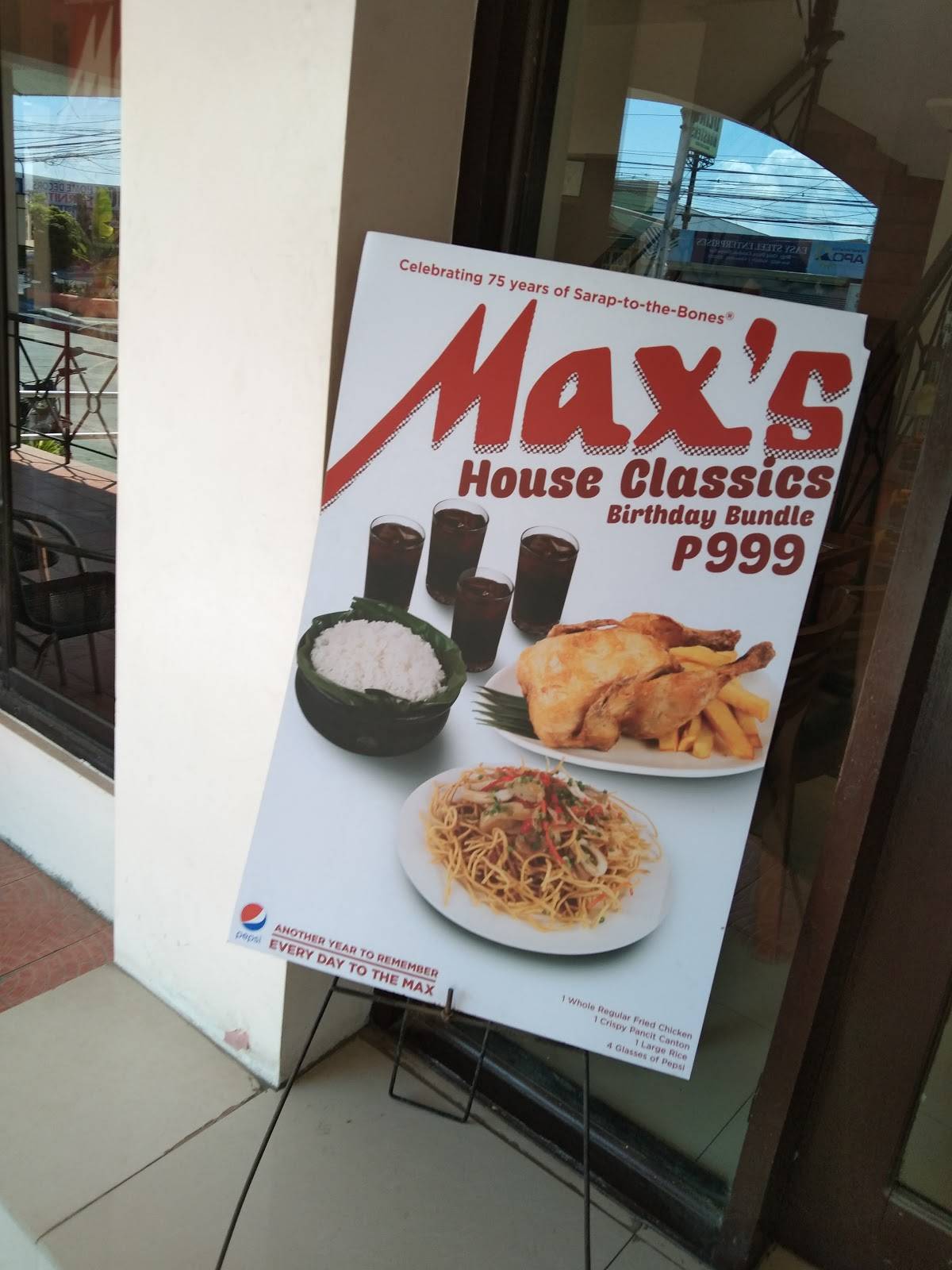 Menu at Max's Restaurant Candon, Candon, Brgy