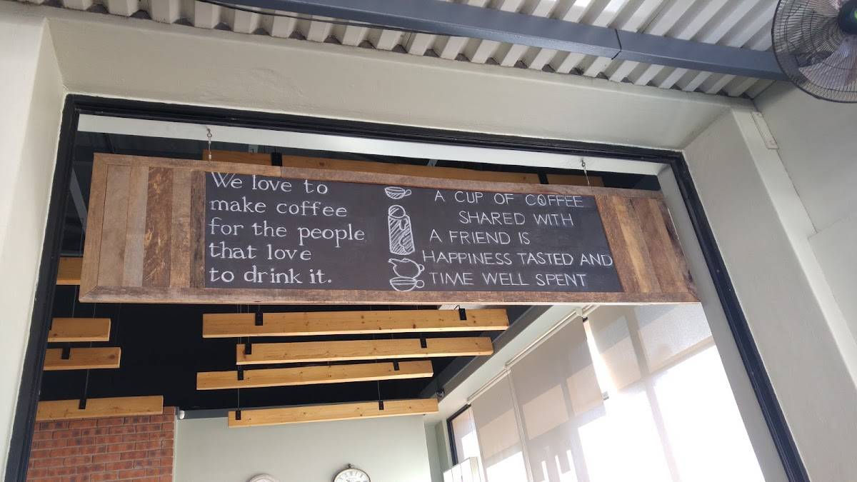 Menu at Mayfair Cafe., Durban