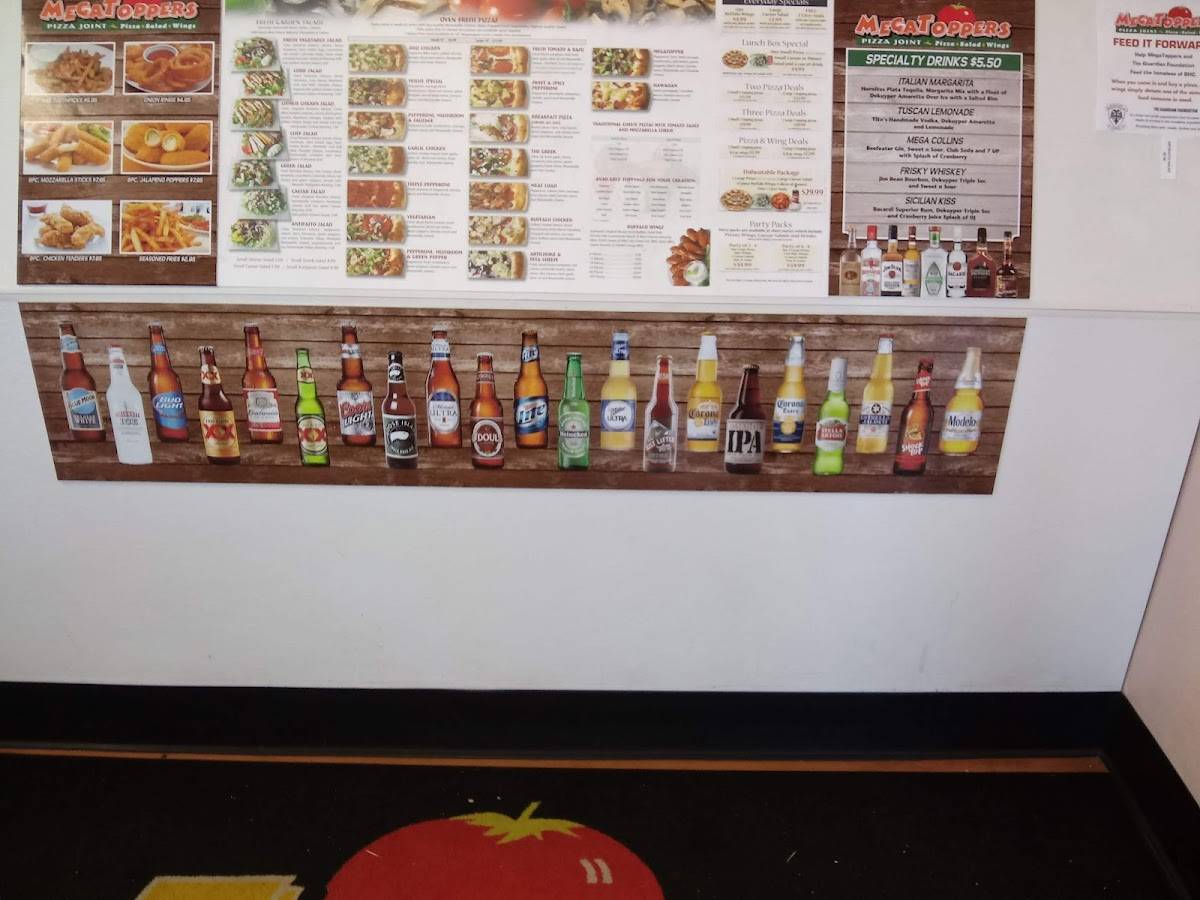Menu at Megatoppers Pizza Joint pizzeria, Bullhead City