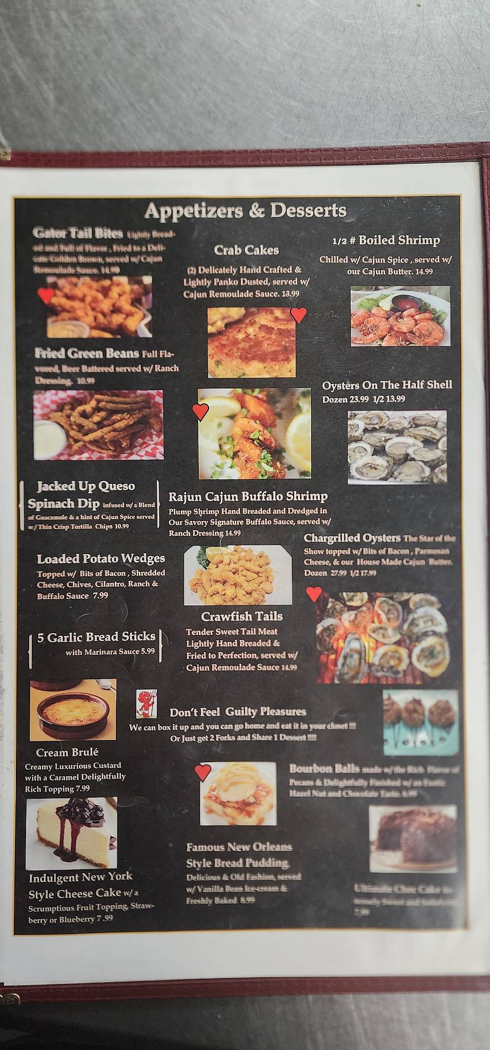 Menu at Meo Mio's Cajun & Seafood Restaurant, Bath Springs, TN-69