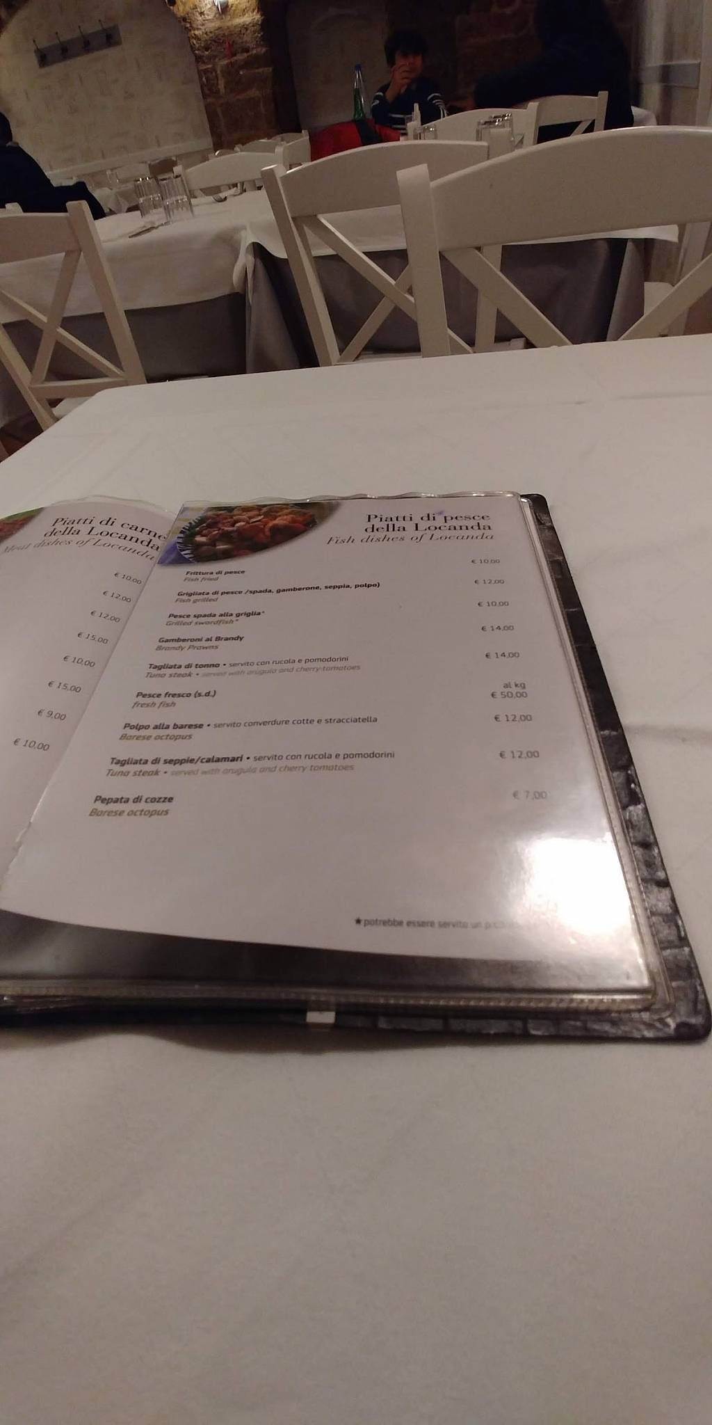 Menu da Osteria Del Vicoletto ristorante, Mesagne
