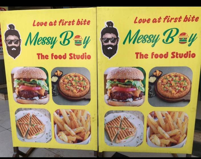 Menu at Messy Boy, Dahegam