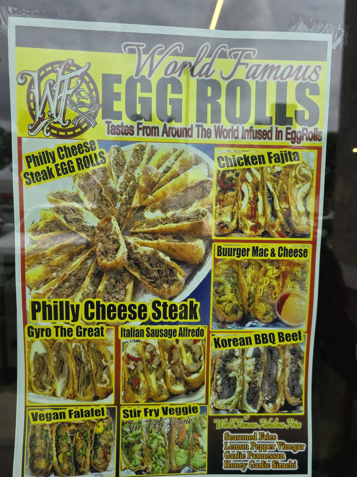 Menu at World Famous Miami Gardens restaurant, Miami Gardens