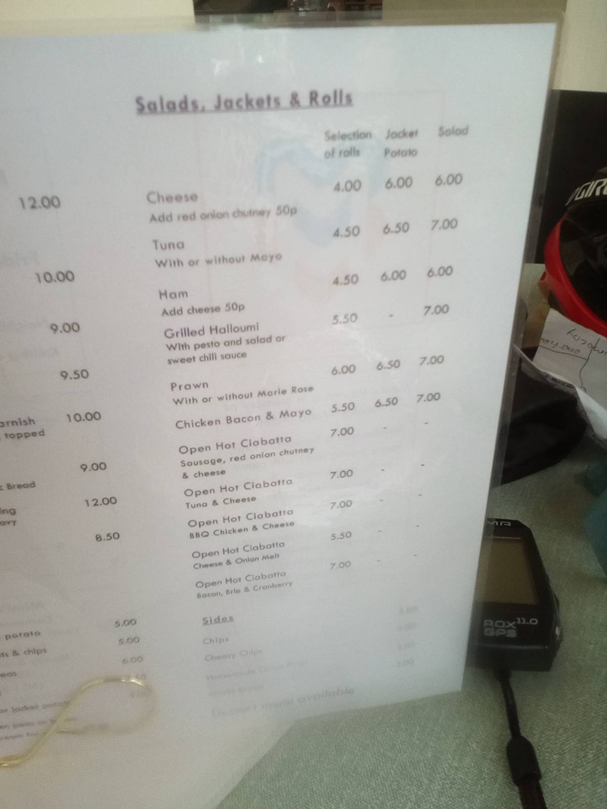 Menu at Mimi’s Mission Café & Community Centre, Manby